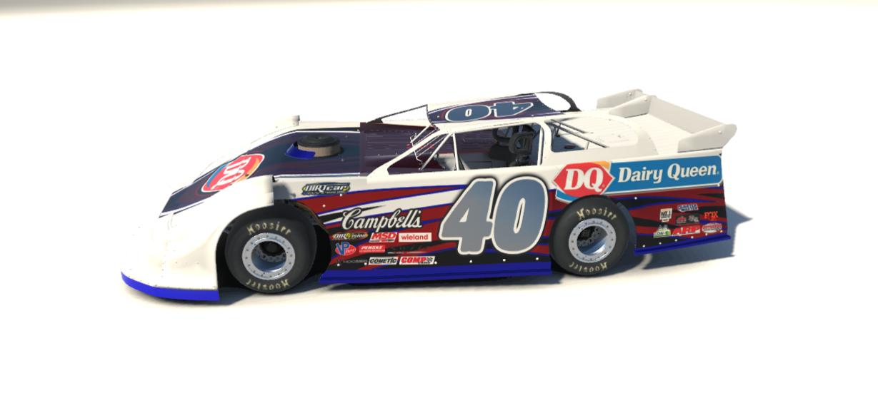 #40 Dairy Queen Late Model by Wesley Strait - Trading Paints