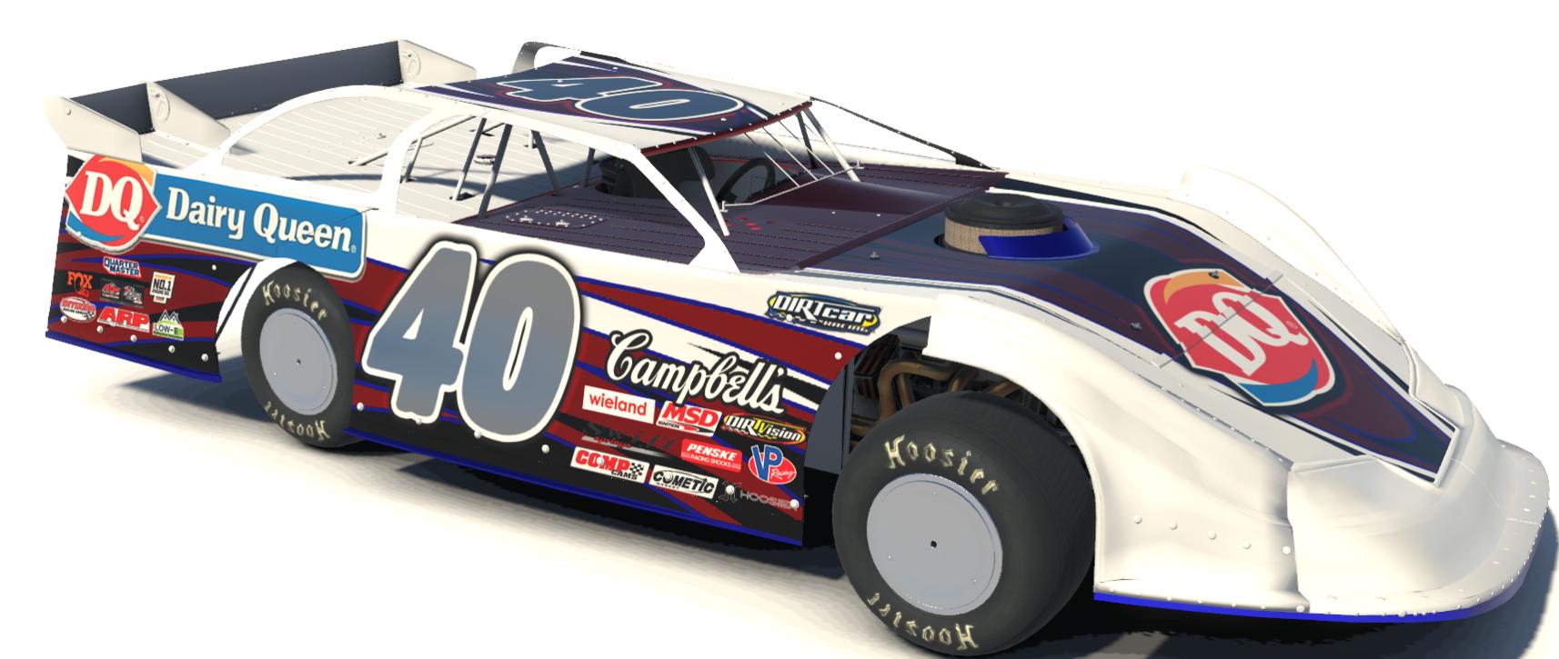 #40 Dairy Queen Late Model by Wesley Strait - Trading Paints