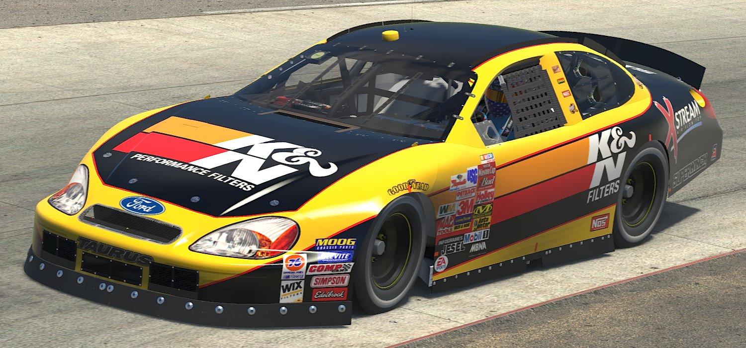 K&N Filters Ford Taurus (Yellow) by Butch Davis - Trading Paints
