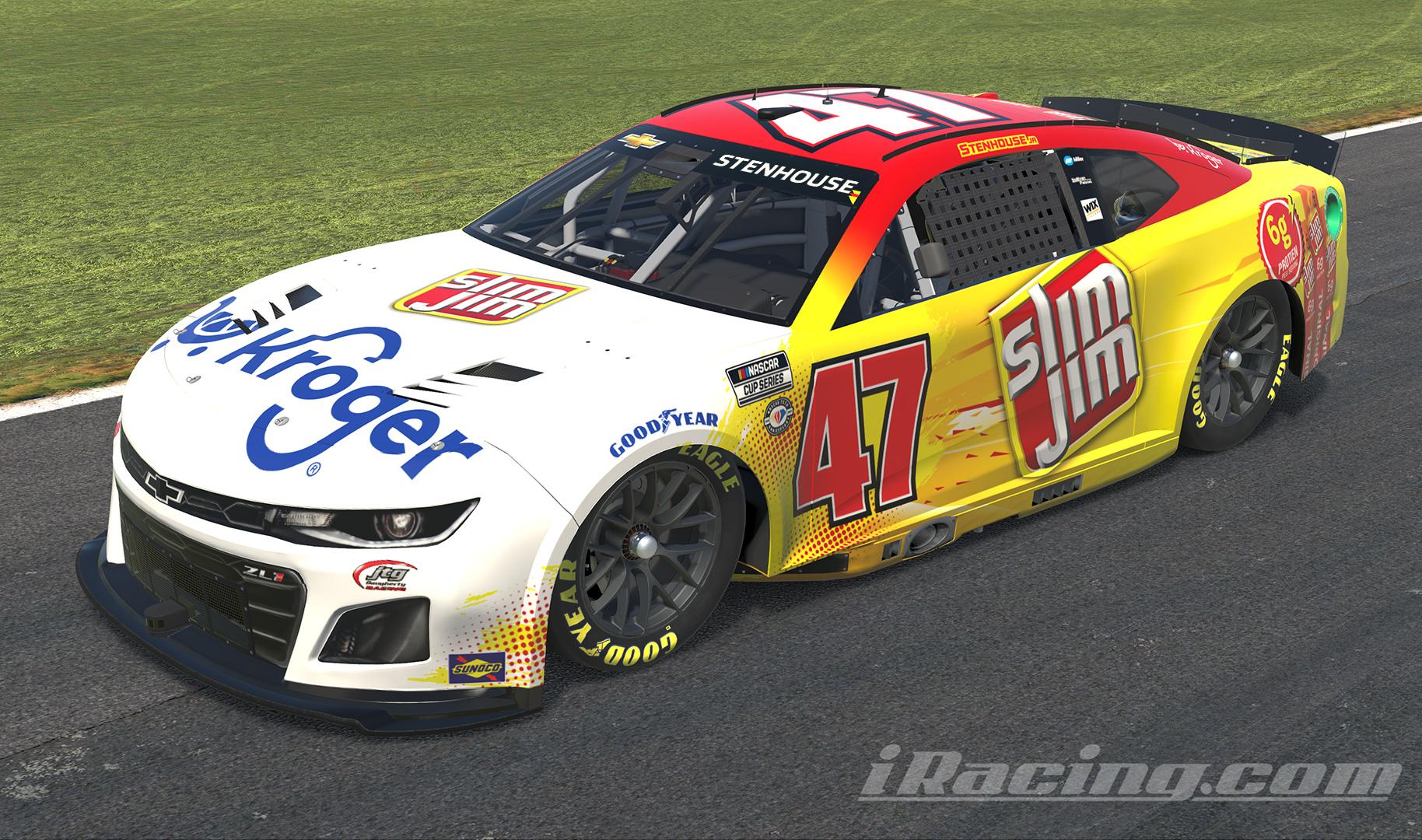 2023 Ricky Stenhouse Jr Kroger Slim Jim Camaro by Michael DiPasquale ...