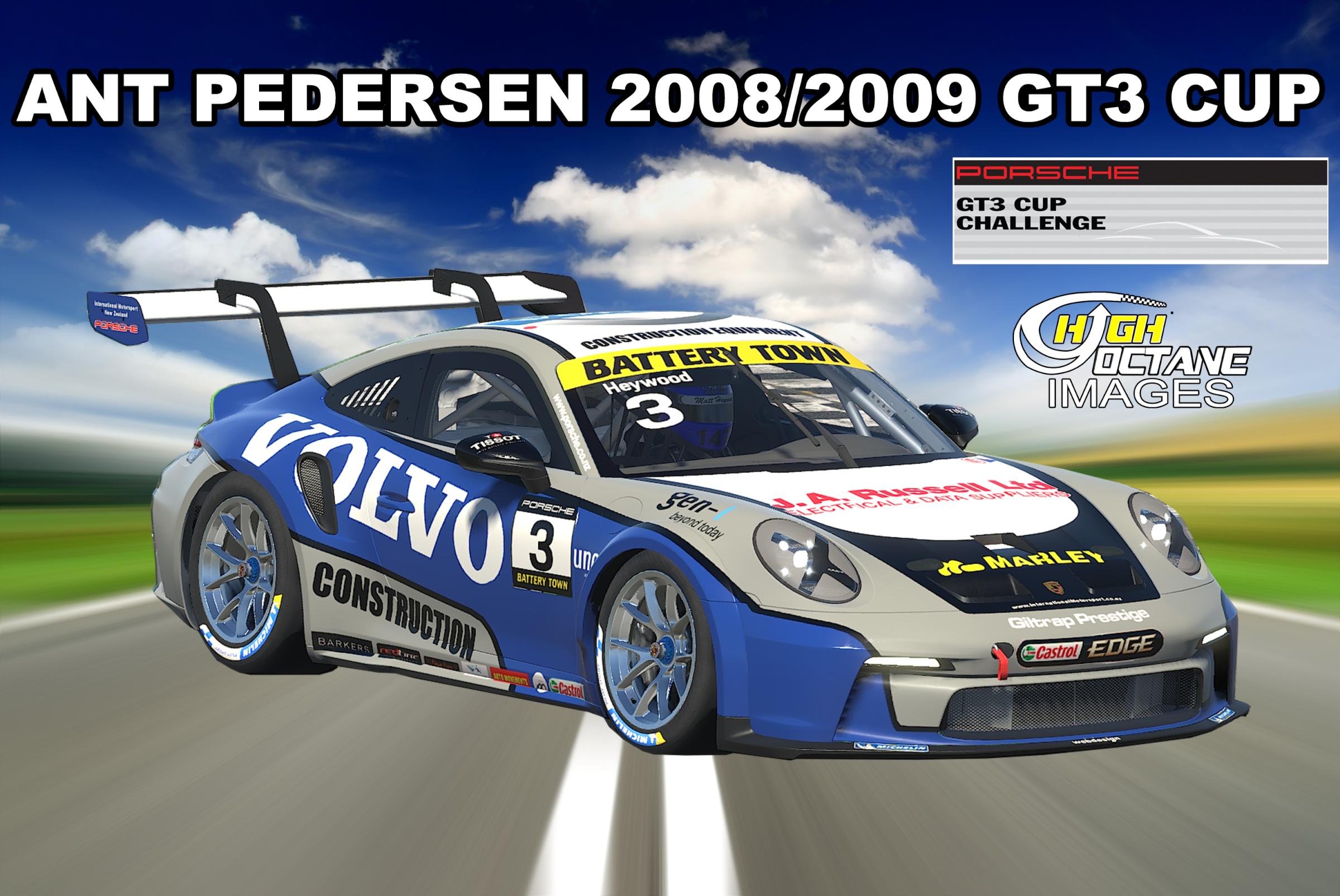 Ant Pedersen 2008/2009 NZ Porsche GT3 Cup by Matt Heywood - Trading Paints