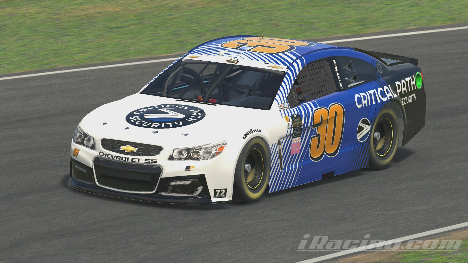 Ryan Vargas Critical Path Security Chevy SS by Vic Bloom - Trading Paints