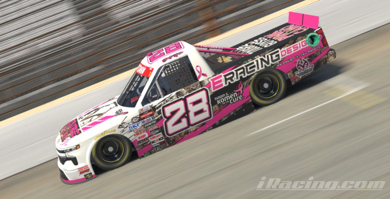 Dustin Hardee #28 Realtree Outfitters/E Racing Designs Breast Cancer ...