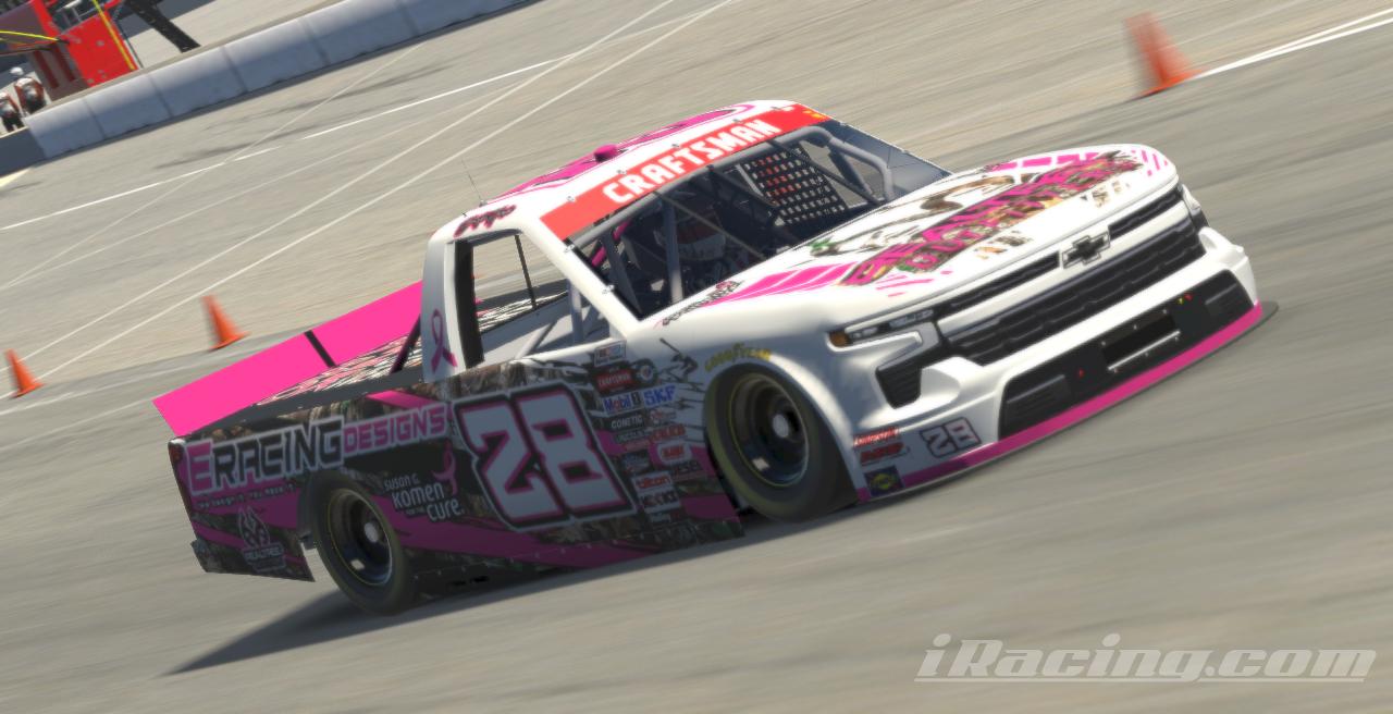 Dustin Hardee #28 Realtree Outfitters/E Racing Designs Breast Cancer ...