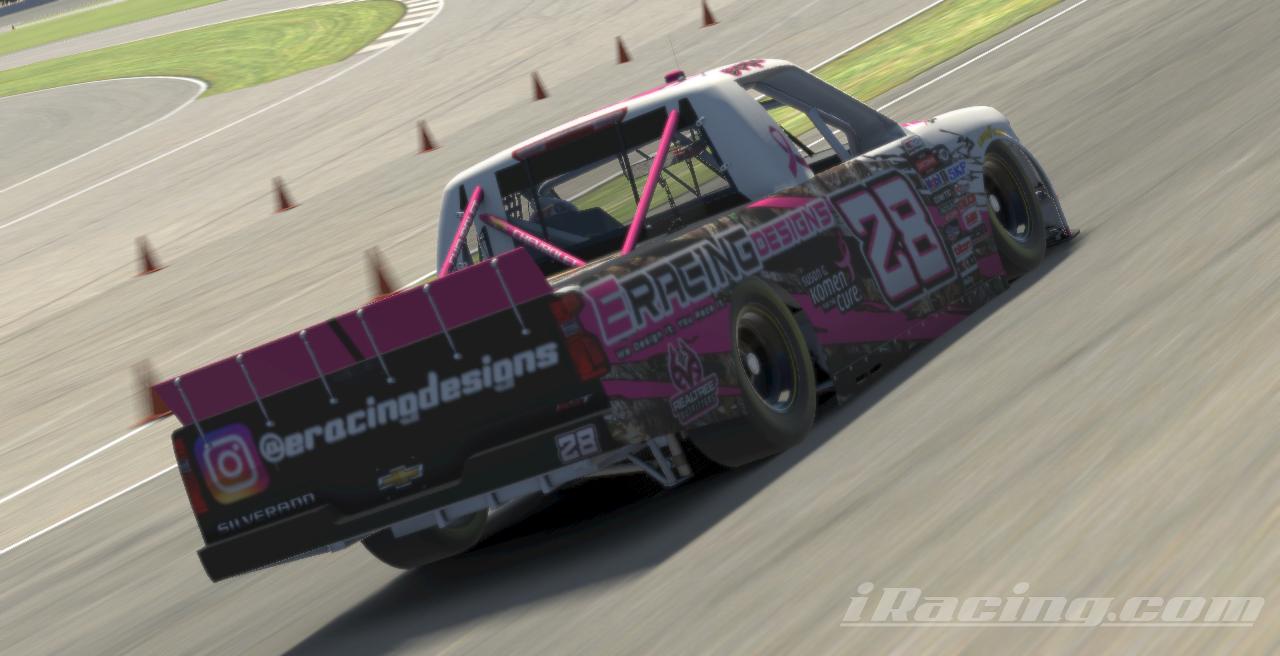 Dustin Hardee #28 Realtree Outfitters/E Racing Designs Breast Cancer ...