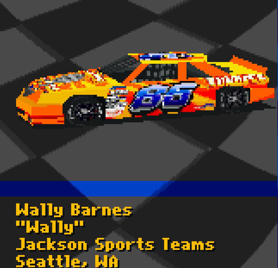 Papyrus NASCAR - Wally Barnes by Leila Wilson - Trading Paints