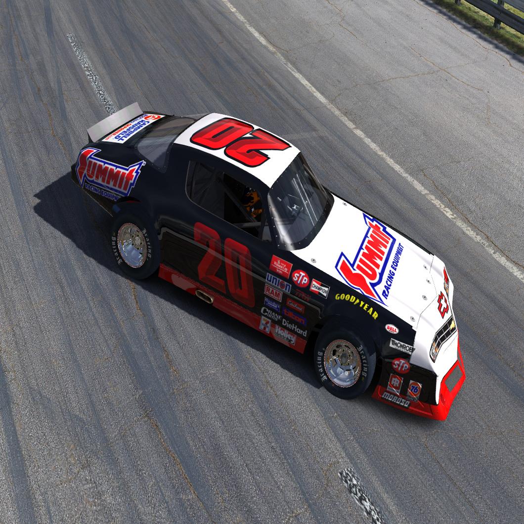 Summit Racing Products Black Street Stock by Travis Houck - Trading Paints