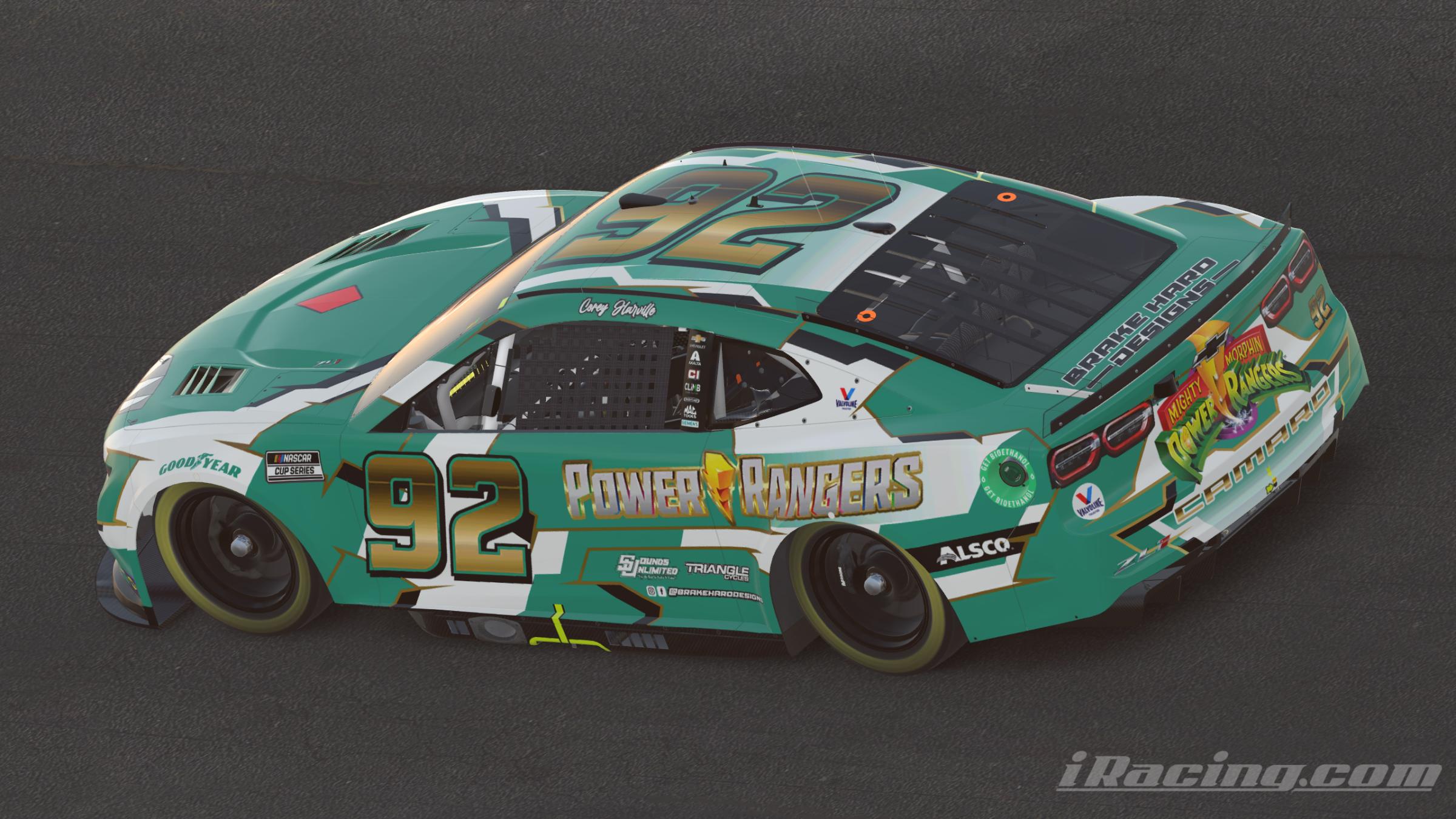 Green Power Ranger - #92 - Corey Harville by Blake H. - Trading Paints