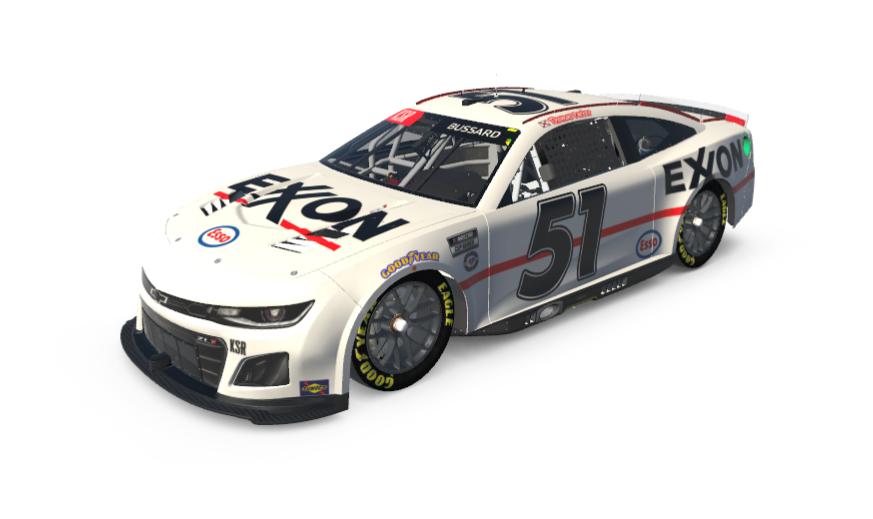 Parker - White Exxon Camaro 51 by Brian Bussard - Trading Paints