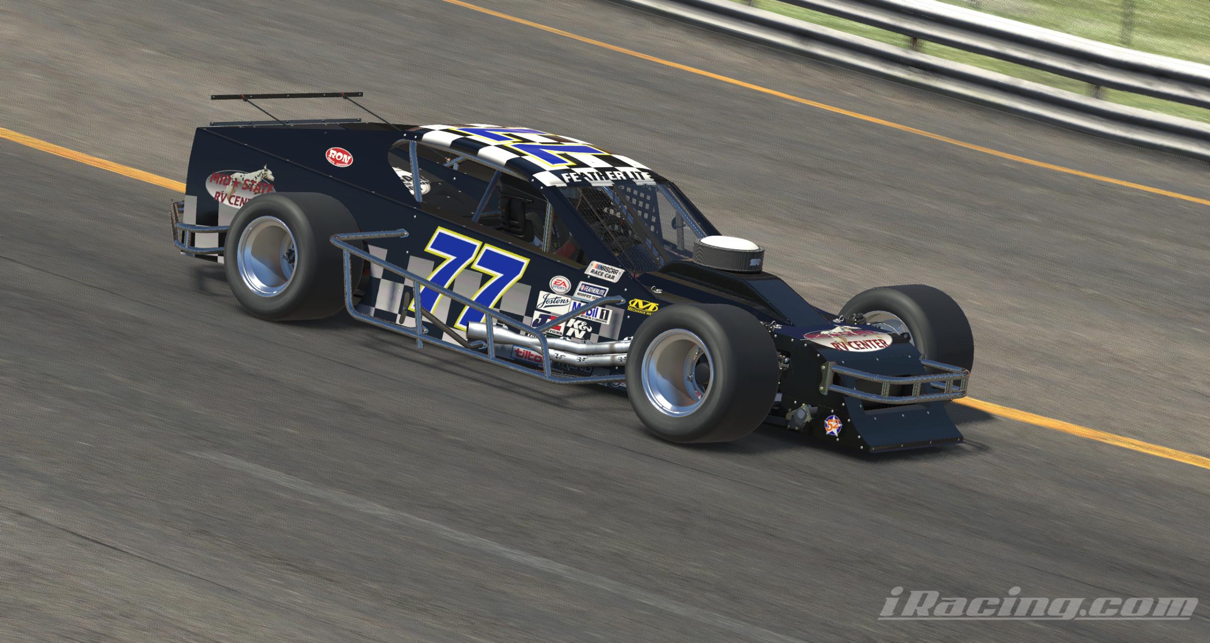 Nascar 05 168 Mid State RV Center Modified Sim Stamp by Kyle Carpenter ...