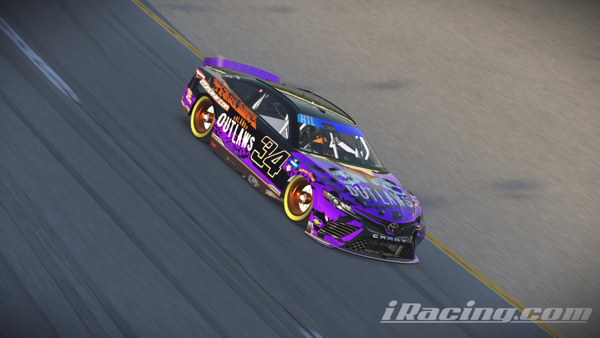 Orlando Outlaws Toyota Camry Nextgen #34 213simwear HTL HALLOWEEN by Bobby B. - Trading Paints