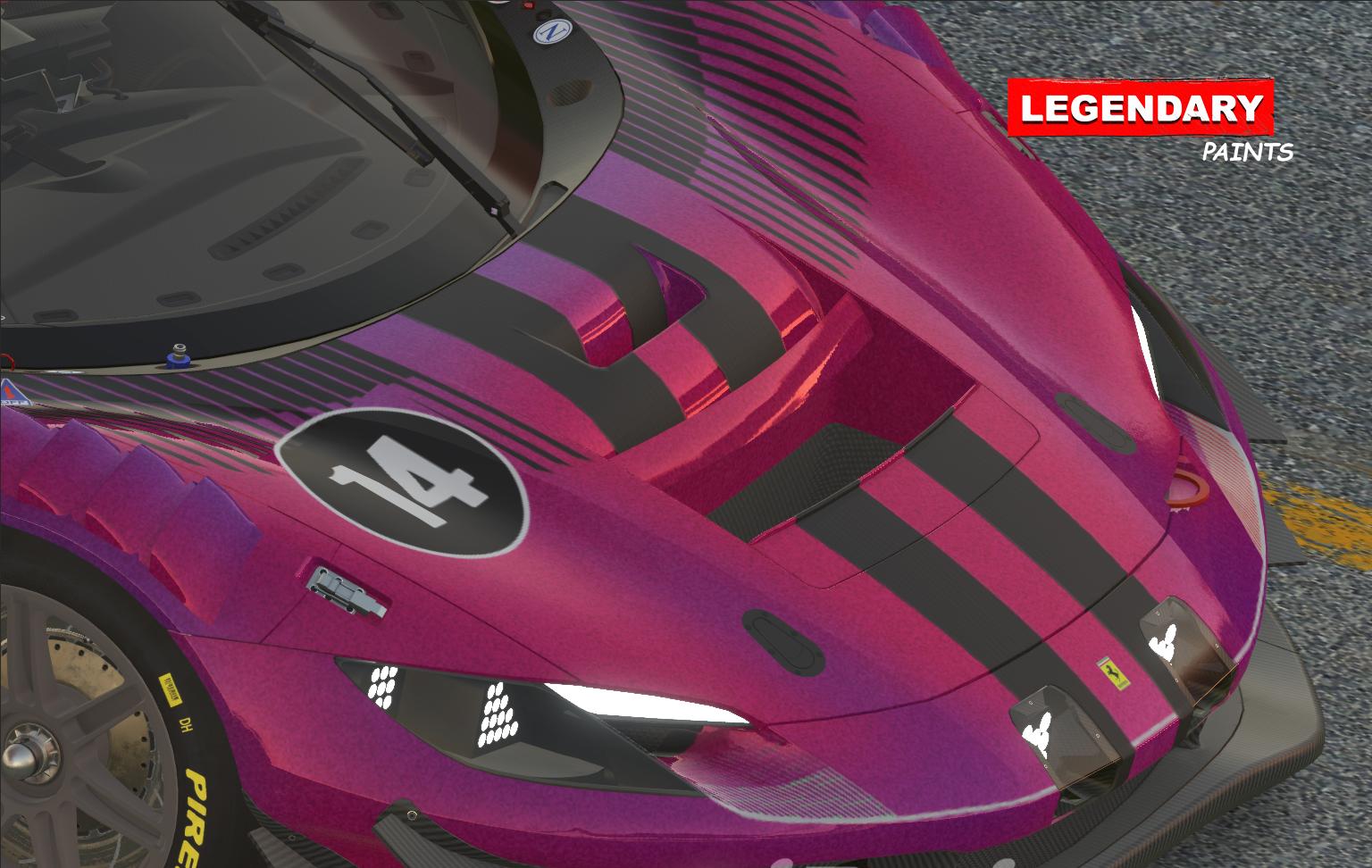 Pearlescent Metal Flake Pink Purple Two Tone Color Shift with CF ...