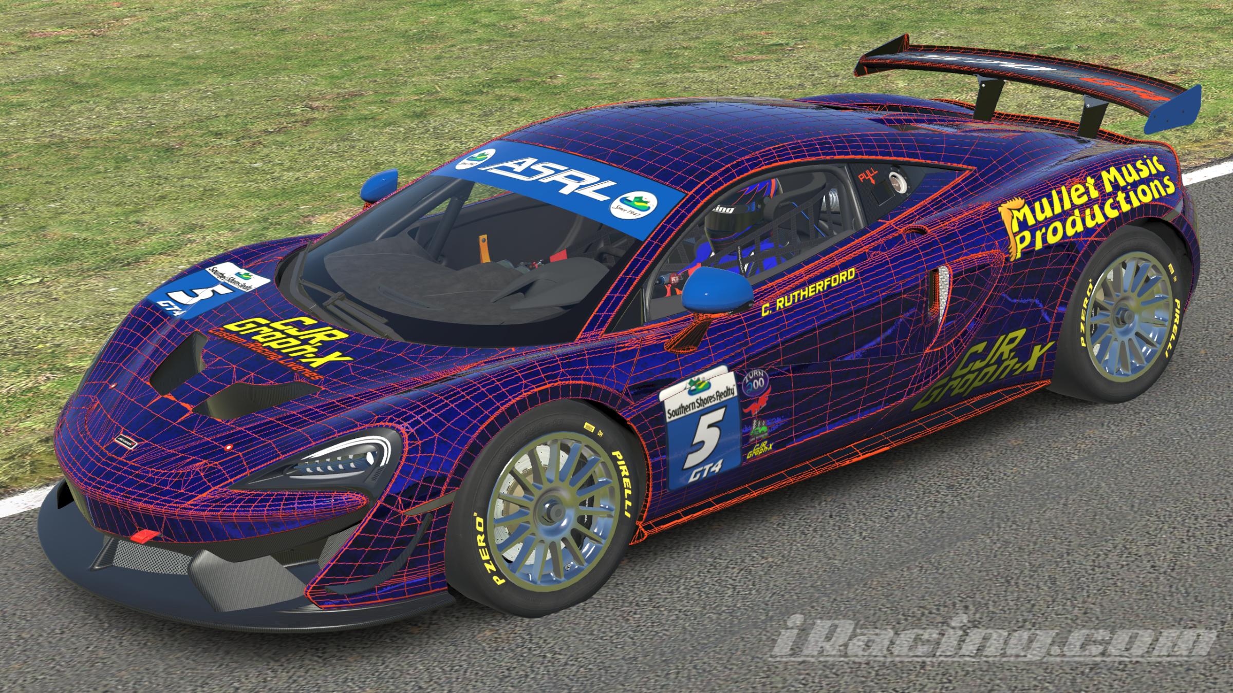 ASRL Corey Fall 2023 Wire frame by Corey Rutherford - Trading Paints