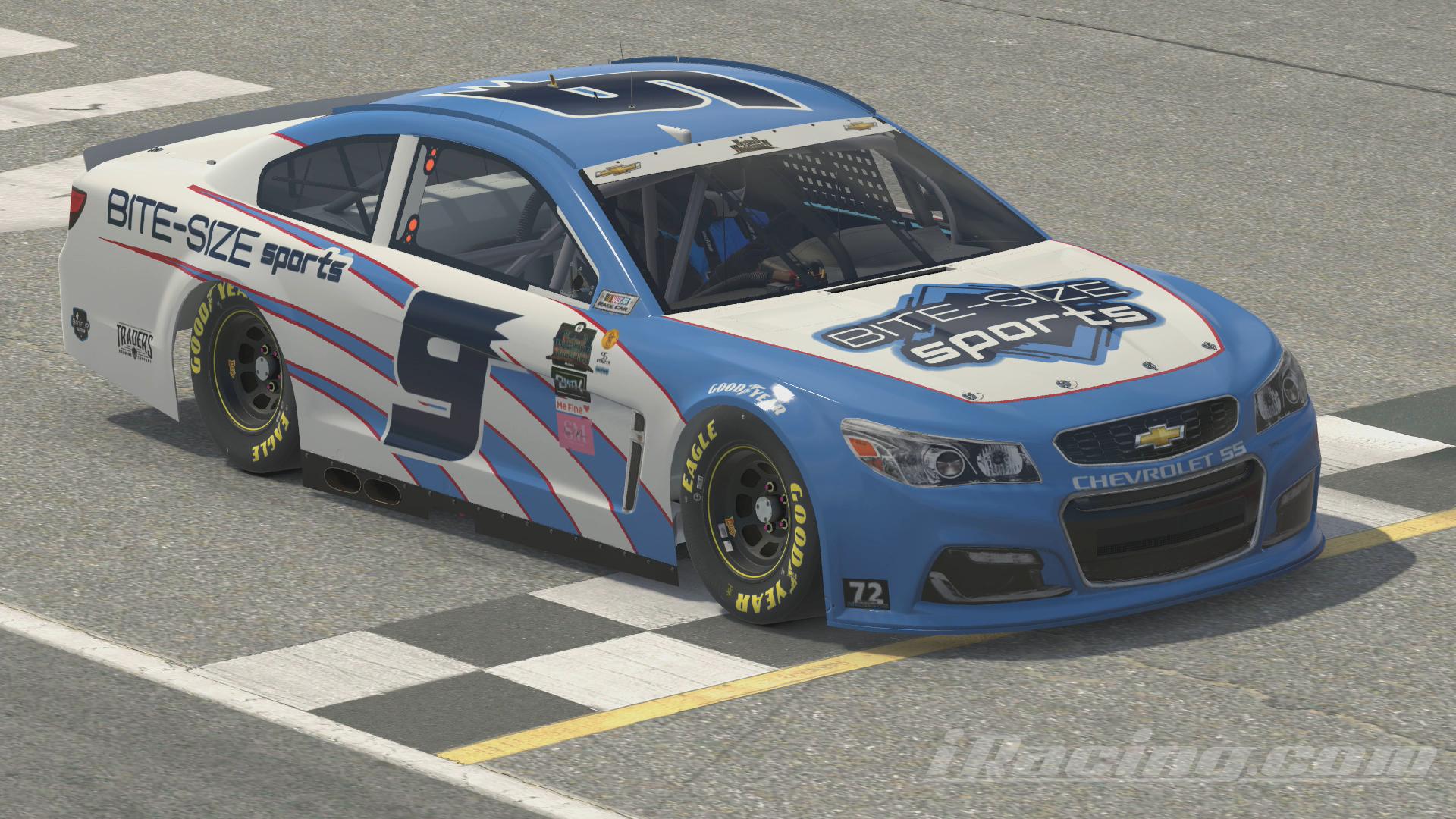 2023B Bite Size Chevy SS (Titans) by Vic Bloom - Trading Paints