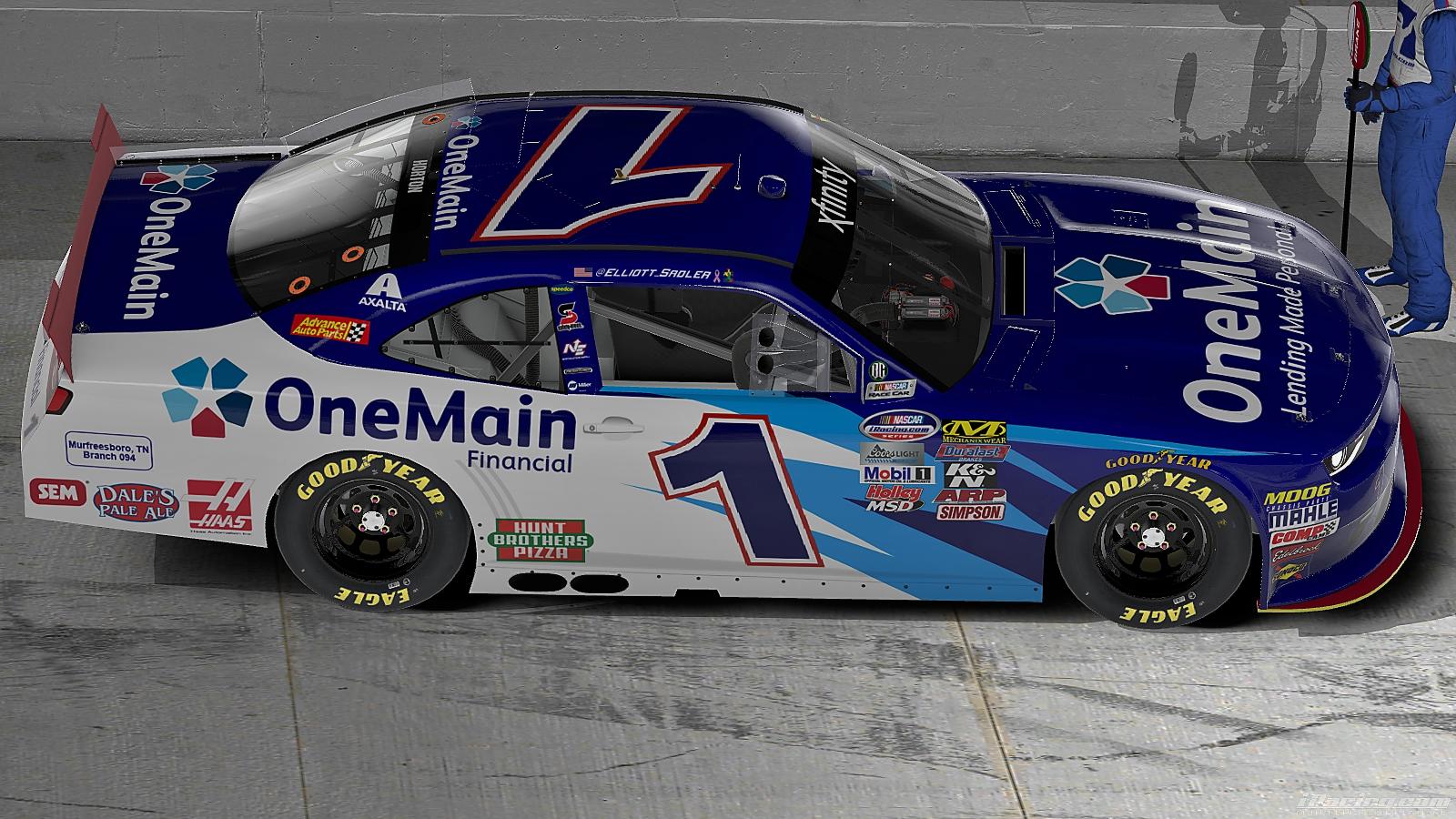 2016 Elliott Sadler One Main Food City 300 by Ben Horton - Trading Paints