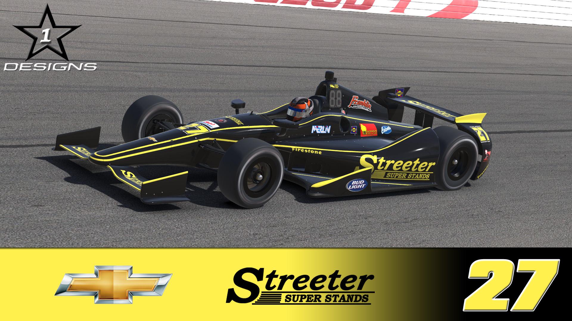 Streeter Super Stands DW12 by Nicholas Orth - Trading Paints