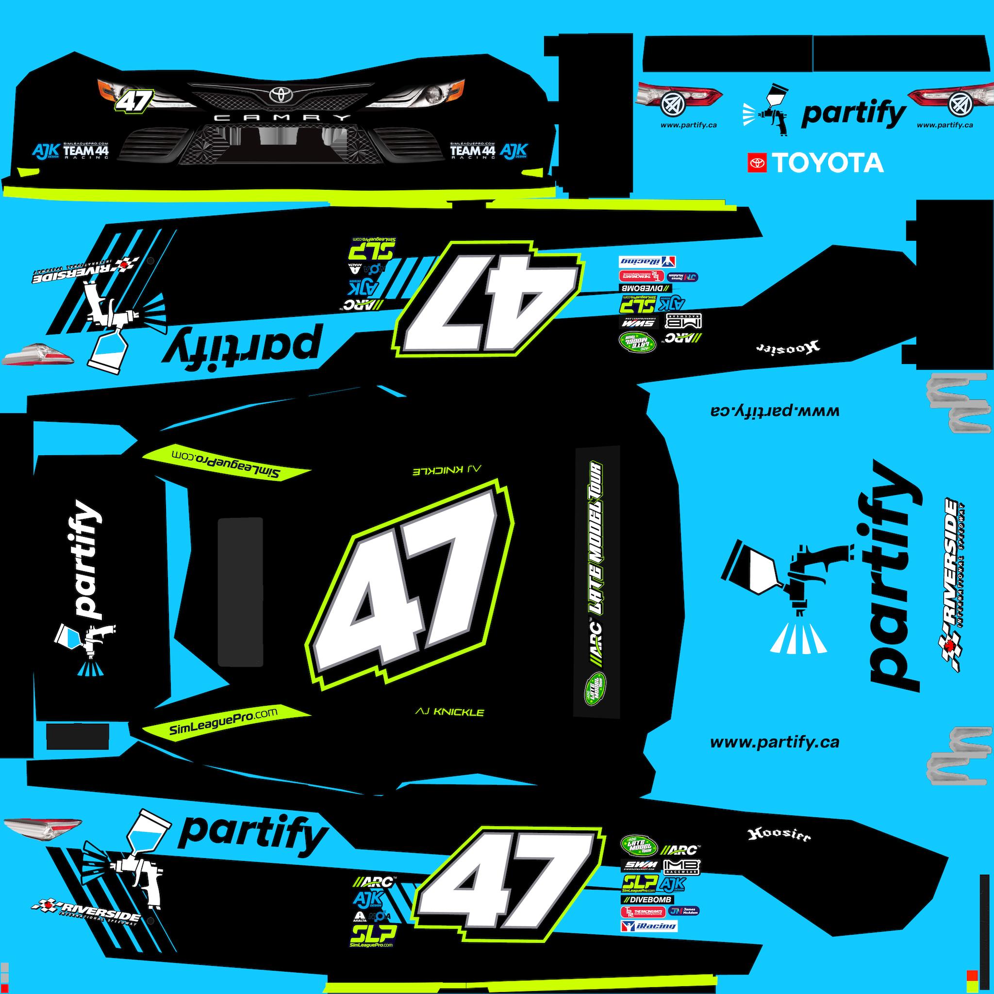 ARC Late Model Tour 2023 - #47 AJ Knickle SLP Team 44 Racing | Partify ...