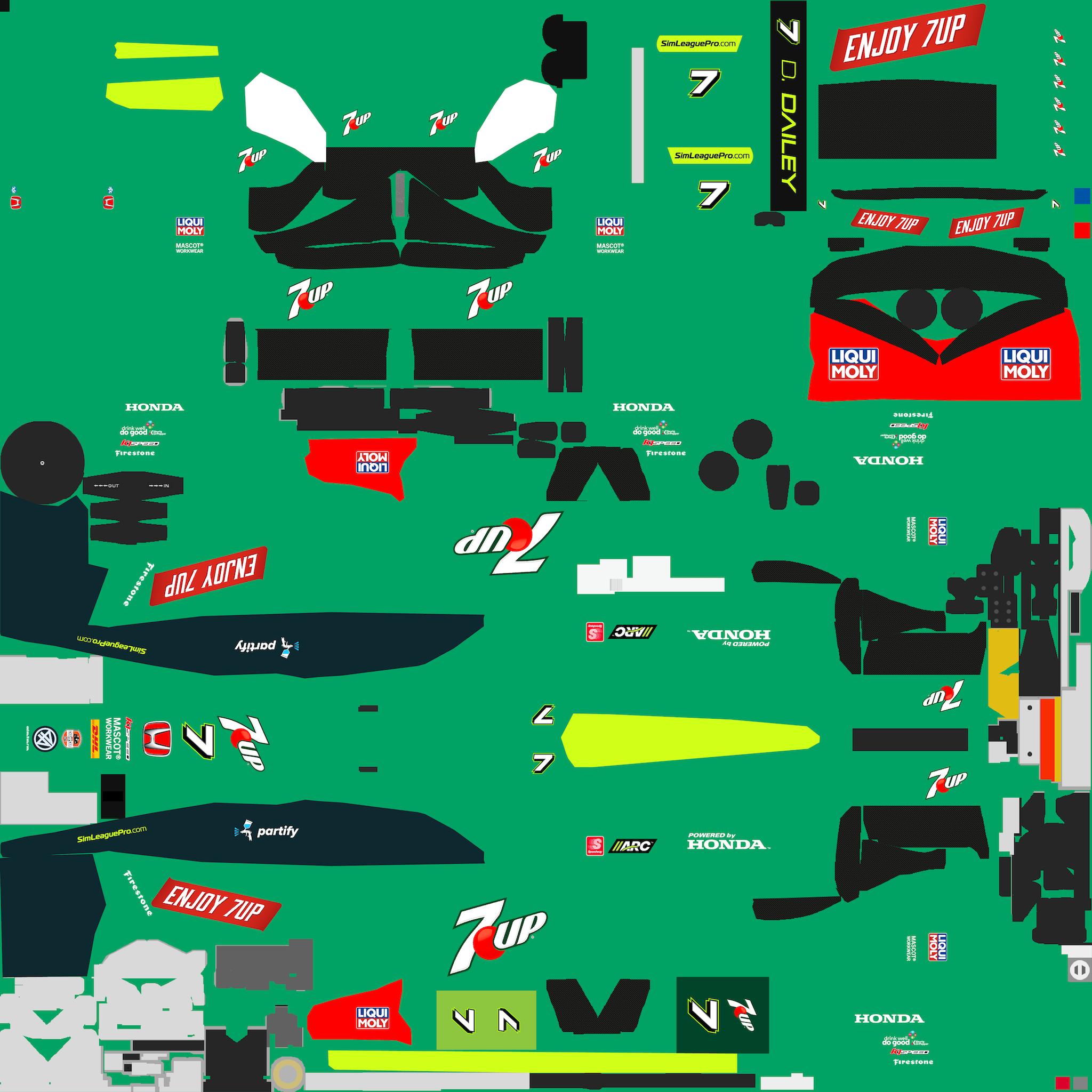 ARC Champ Car Series | #7 Derek Dailey SLP Team 44 Racing | 7Up by AJ ...