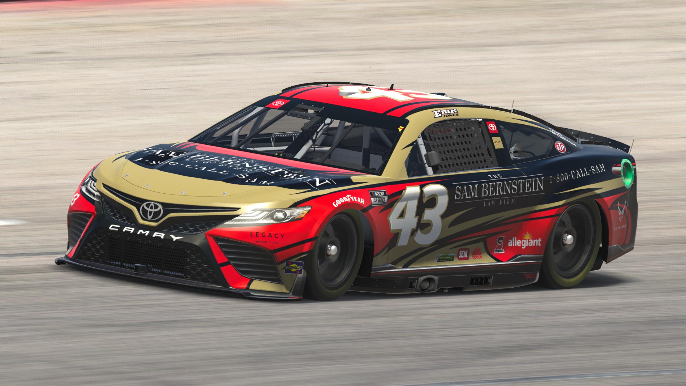 Erik Jones 1800-Call-Sam Fictional by Trevor Klaus - Trading Paints