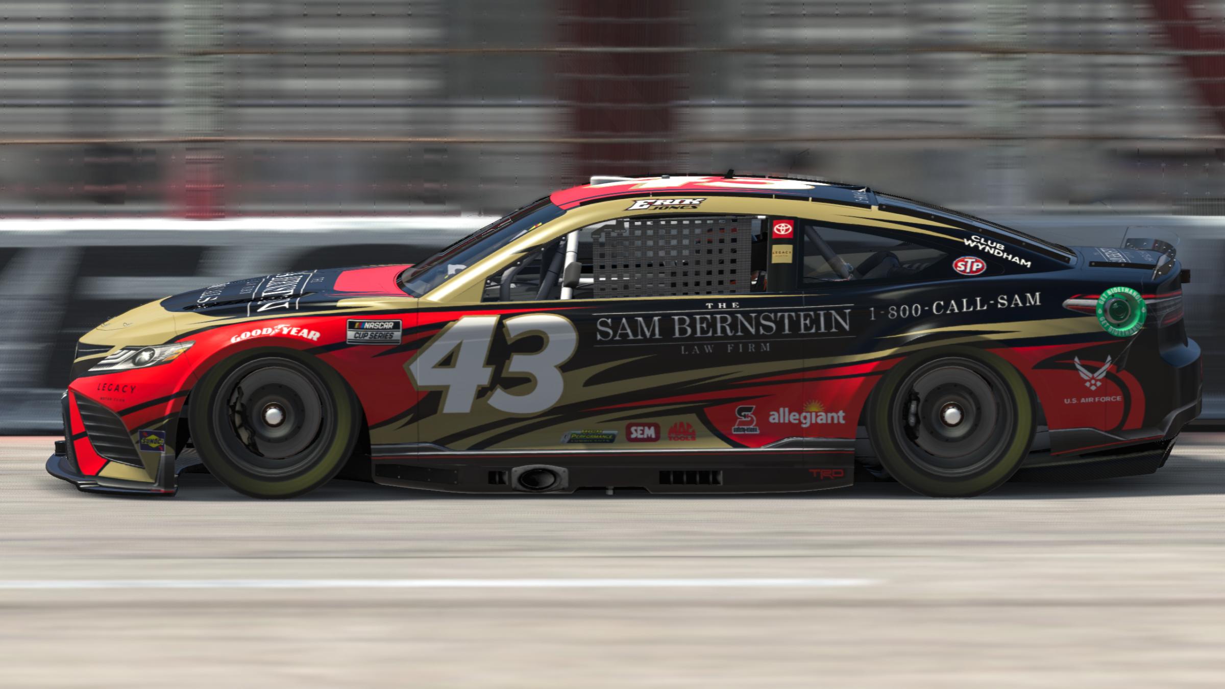 Erik Jones 1800-Call-Sam Fictional by Trevor Klaus - Trading Paints