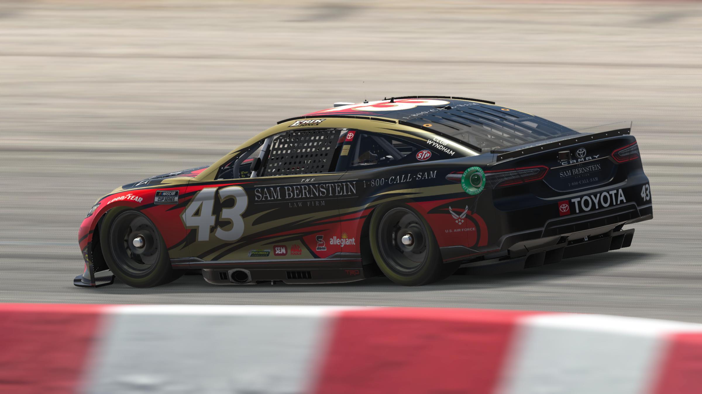 Erik Jones 1800-Call-Sam Fictional by Trevor Klaus - Trading Paints