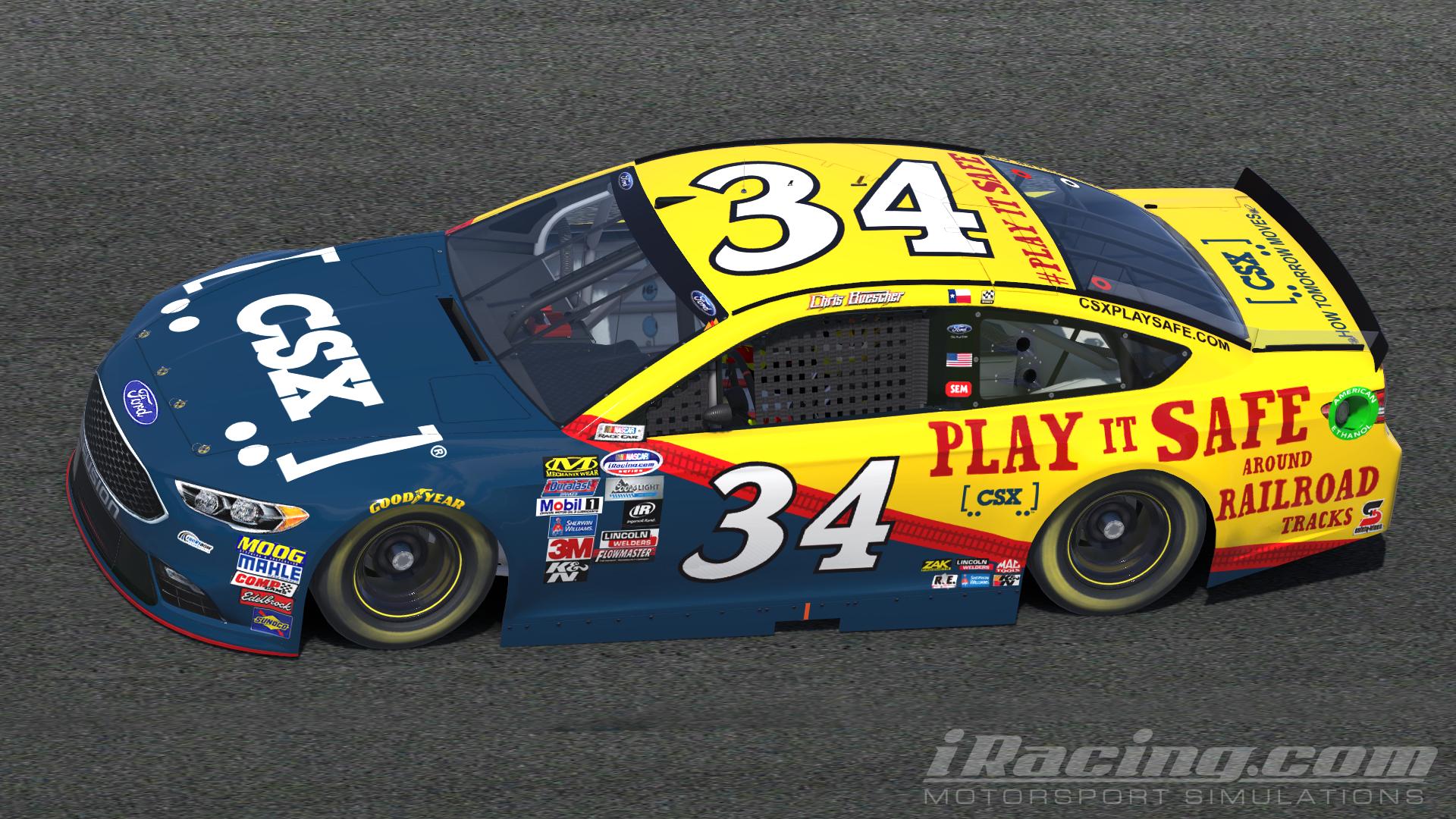 Chris Buescher 2016 CSX Fusion by Adam Cheung - Trading Paints