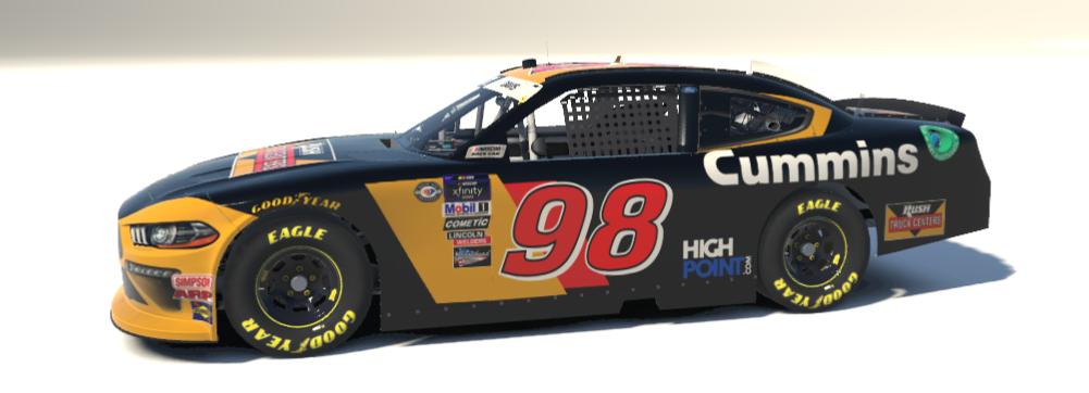 Casey Brown 98 Rush Trucking Mustang by Michael D. - Trading Paints