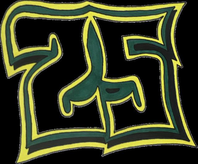 Lenske Motorsports Green #25 Legends Car by Michael Gattis - Trading Paints