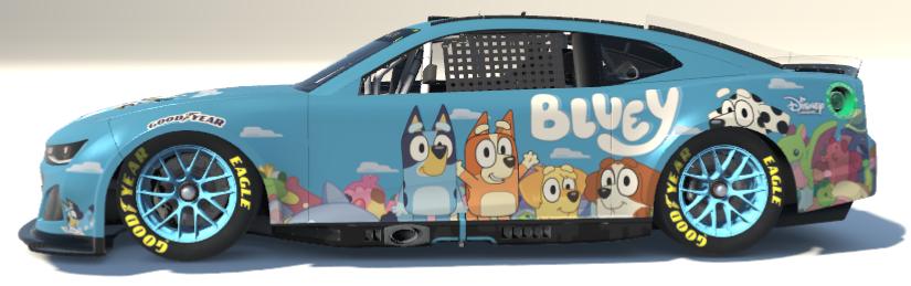 Bluey Camaro by Ed Hauck - Trading Paints