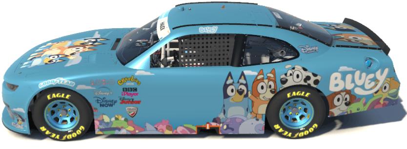 Bluey Xfinity Camaro by Ed Hauck - Trading Paints