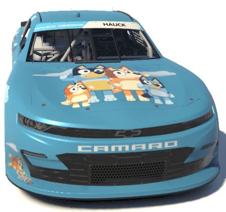 Bluey Xfinity Camaro by Ed Hauck - Trading Paints