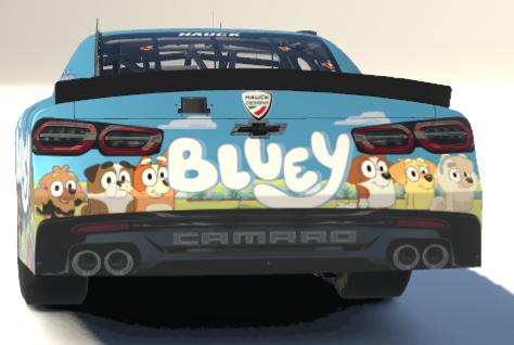 Bluey Xfinity Camaro by Ed Hauck - Trading Paints