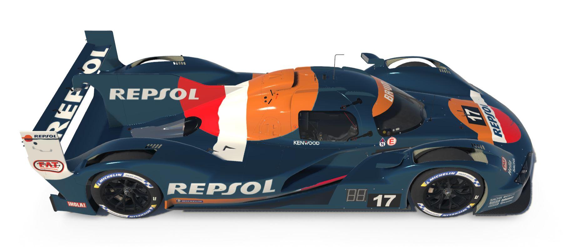 Retro Group C Brun Repsol Chrome 9b/20 by Michael Koroleff - Trading Paints