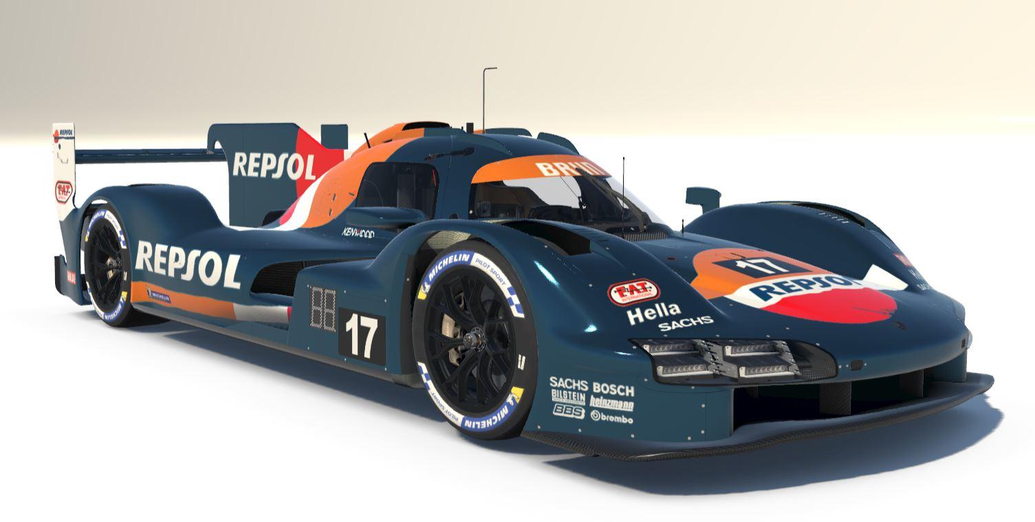 Retro Group C Brun Repsol Chrome 9b/20 by Michael Koroleff - Trading Paints