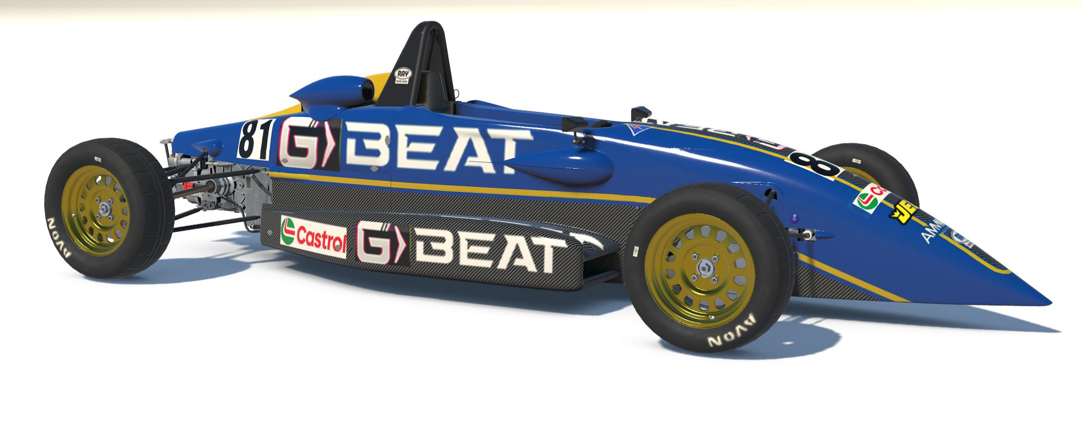 Gbeat BLUE ff1600 by Gene N. - Trading Paints