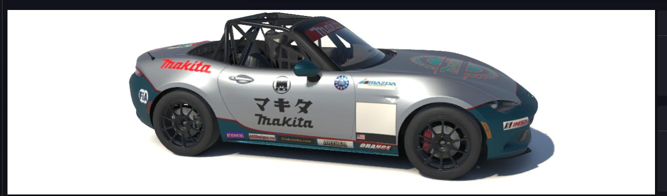 Makita Mazda MX5 2016 TGA by Charlie Hamilton Jr - Trading Paints