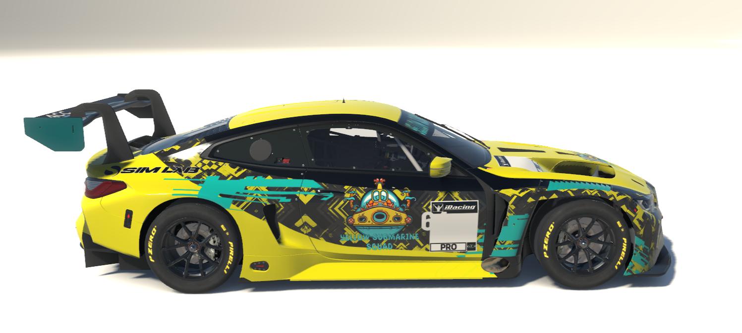 Yellow Submarine M4 GT3 by Justin Wellbelove - Trading Paints