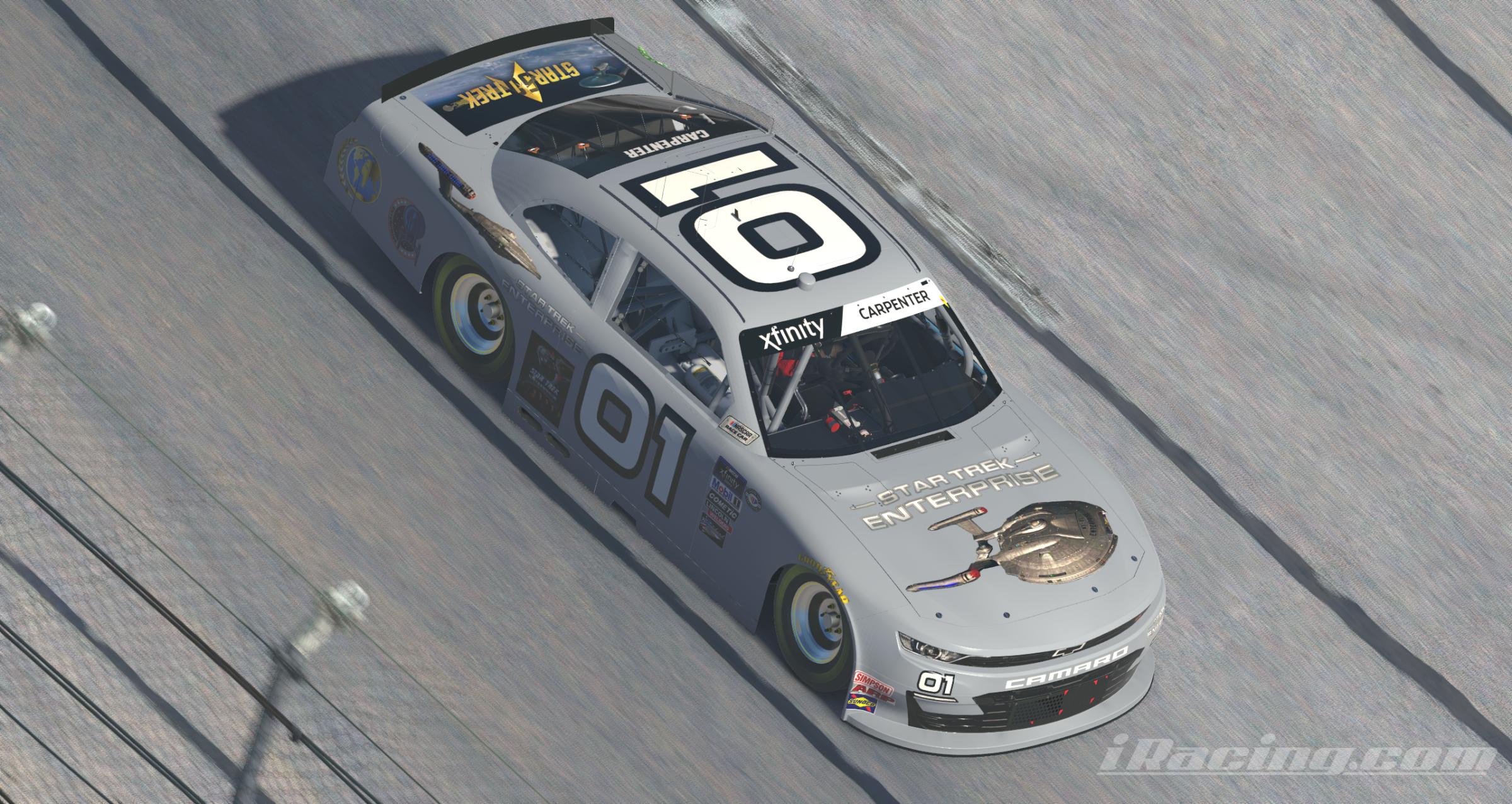 Star Trek Enterprise Xfinity Camaro by Kyle Carpenter - Trading Paints