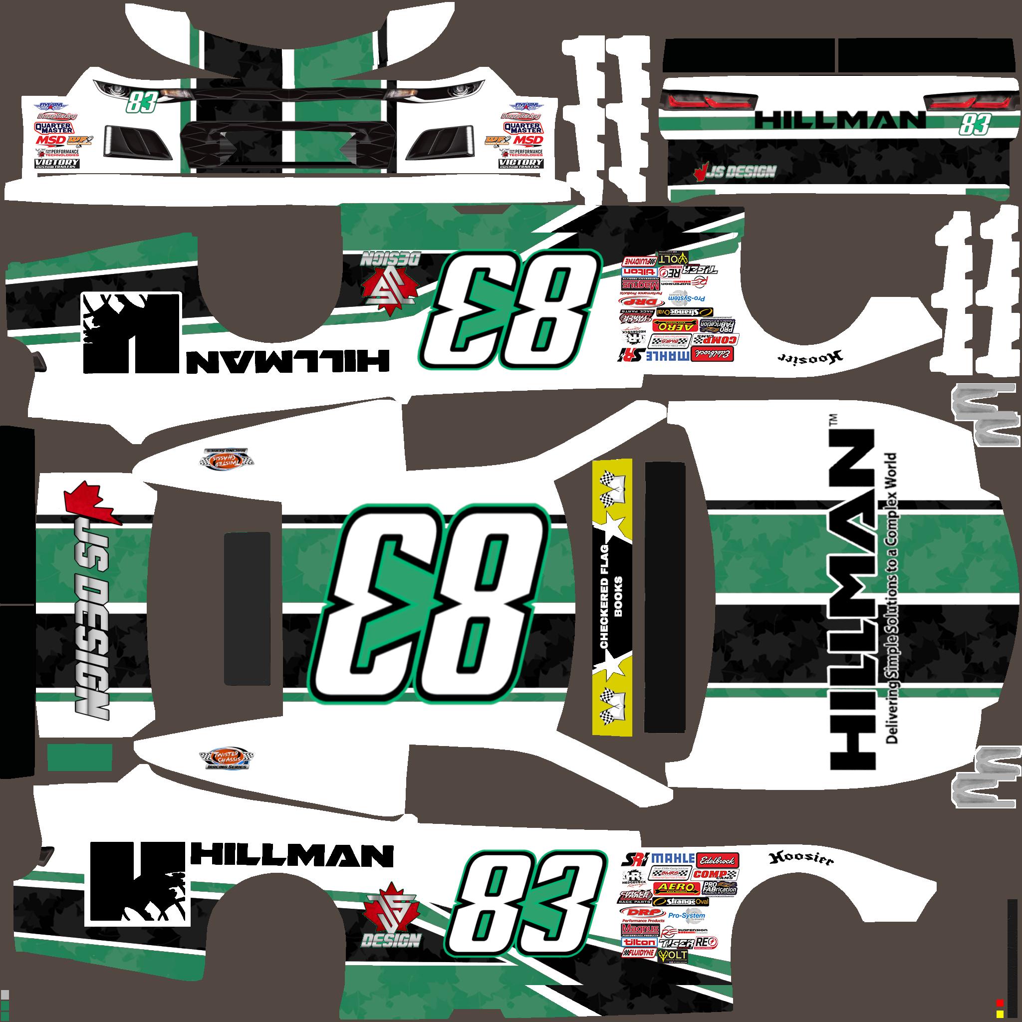 #83 Hillman Group LMS AllStar Car by Jordan S. - Trading Paints