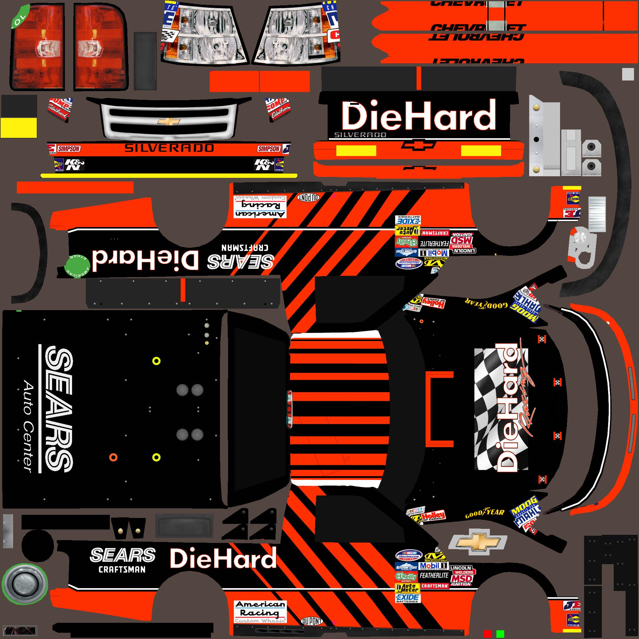 Sears/DieHard Racing Silverado by Steven Roberts - Trading Paints