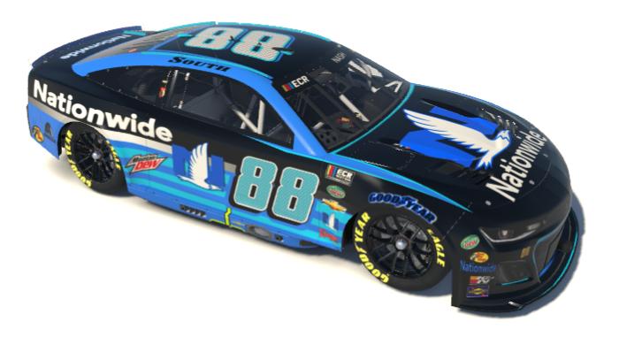 NationWide Wild Blue Chevy Nxt Gen Temp Reco by Gary Nash3 - Trading Paints