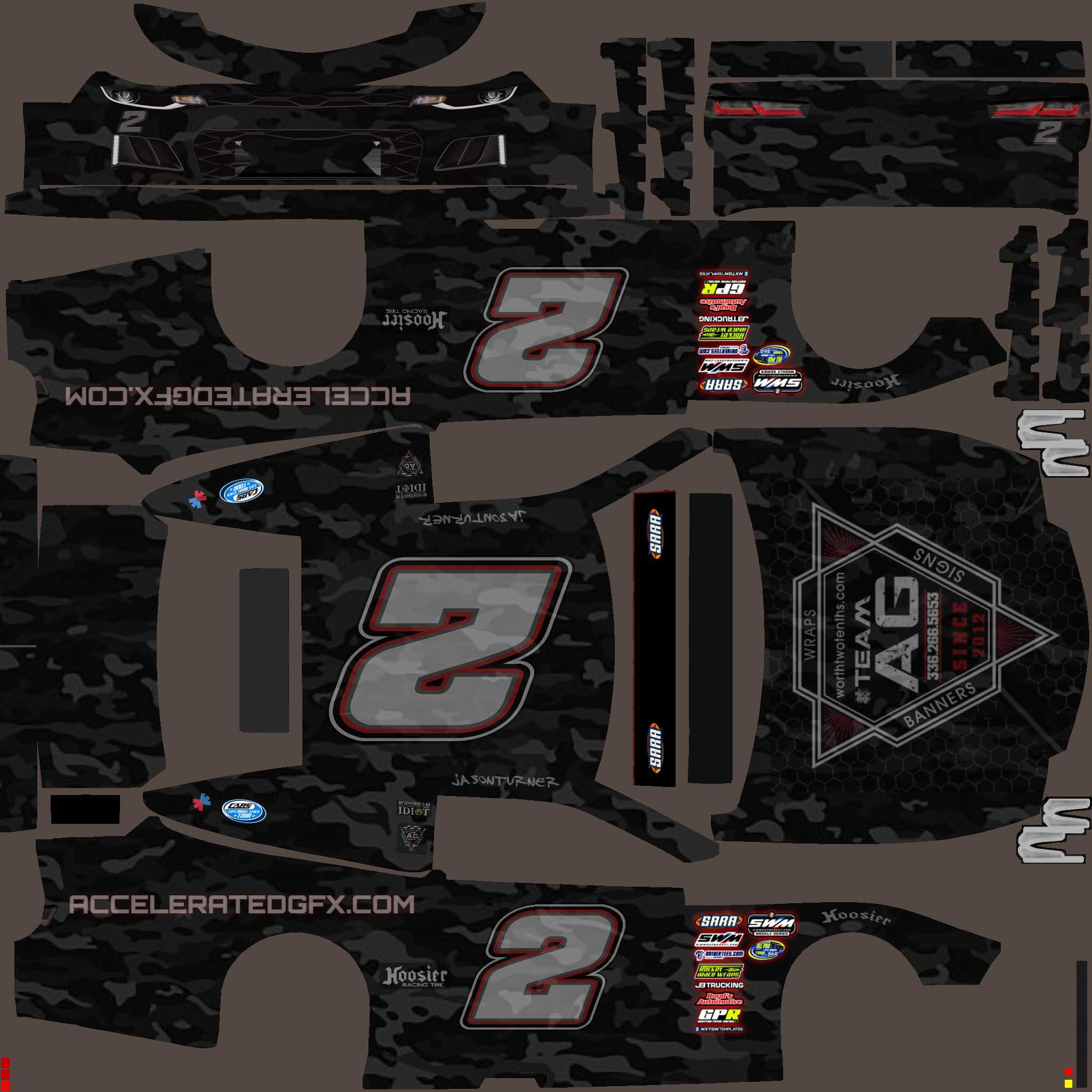Jason Turner 2023 #2 lmsc by Bryson Myers - Trading Paints