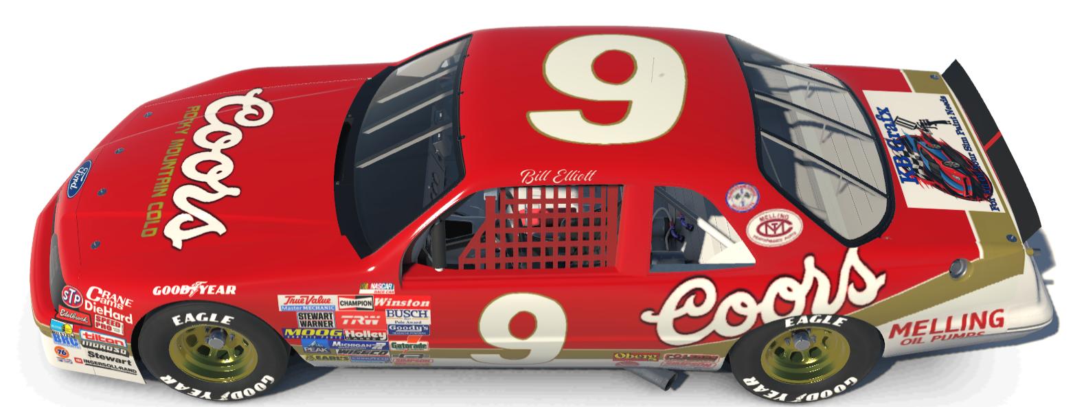 #9 Coors Ford (1985) by Keith Batson - Trading Paints