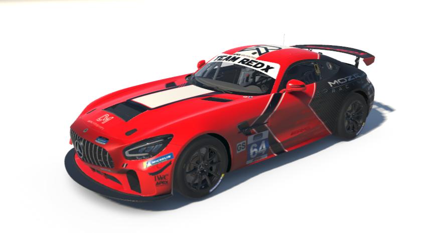 Team RedX - Mercedes GT4 by Jonas J. - Trading Paints