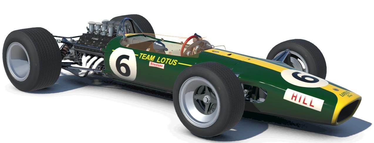 1967 team lotus lotus 49 - usa/mexico (hill) by Paul Arnall - Trading ...