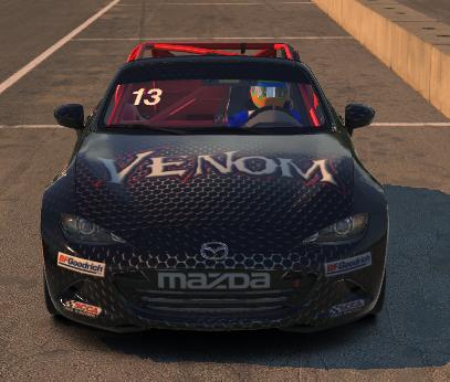 Venom Miata by Mike Bélair - Trading Paints