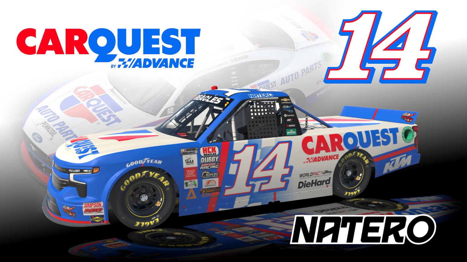 Nathaniel Ostrowski 2023 CarQuest Silverado by Nathaniel O. - Trading ...