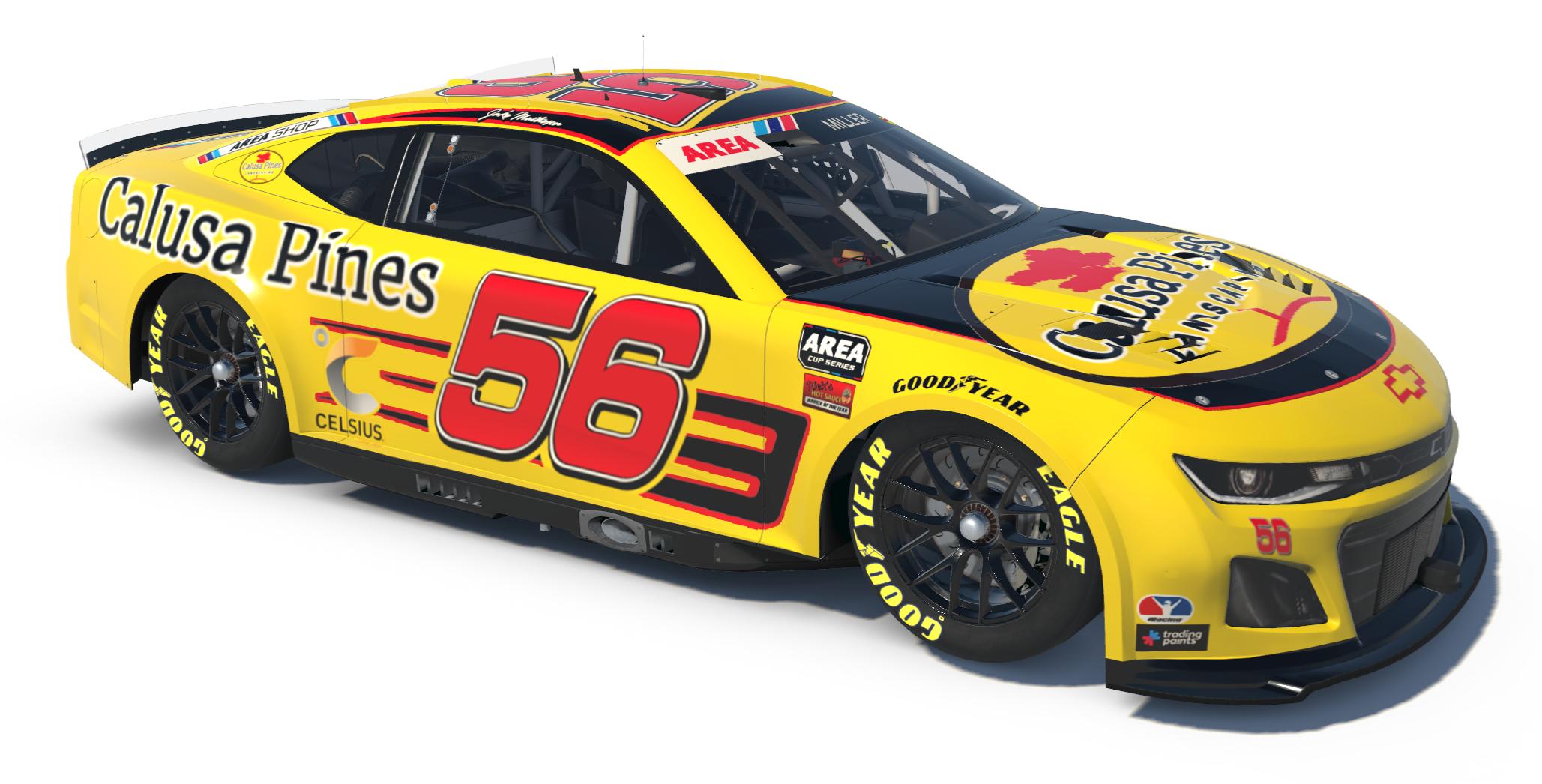 Jake Matheson #56 DEI Throwback by Dawson Miller2 - Trading Paints