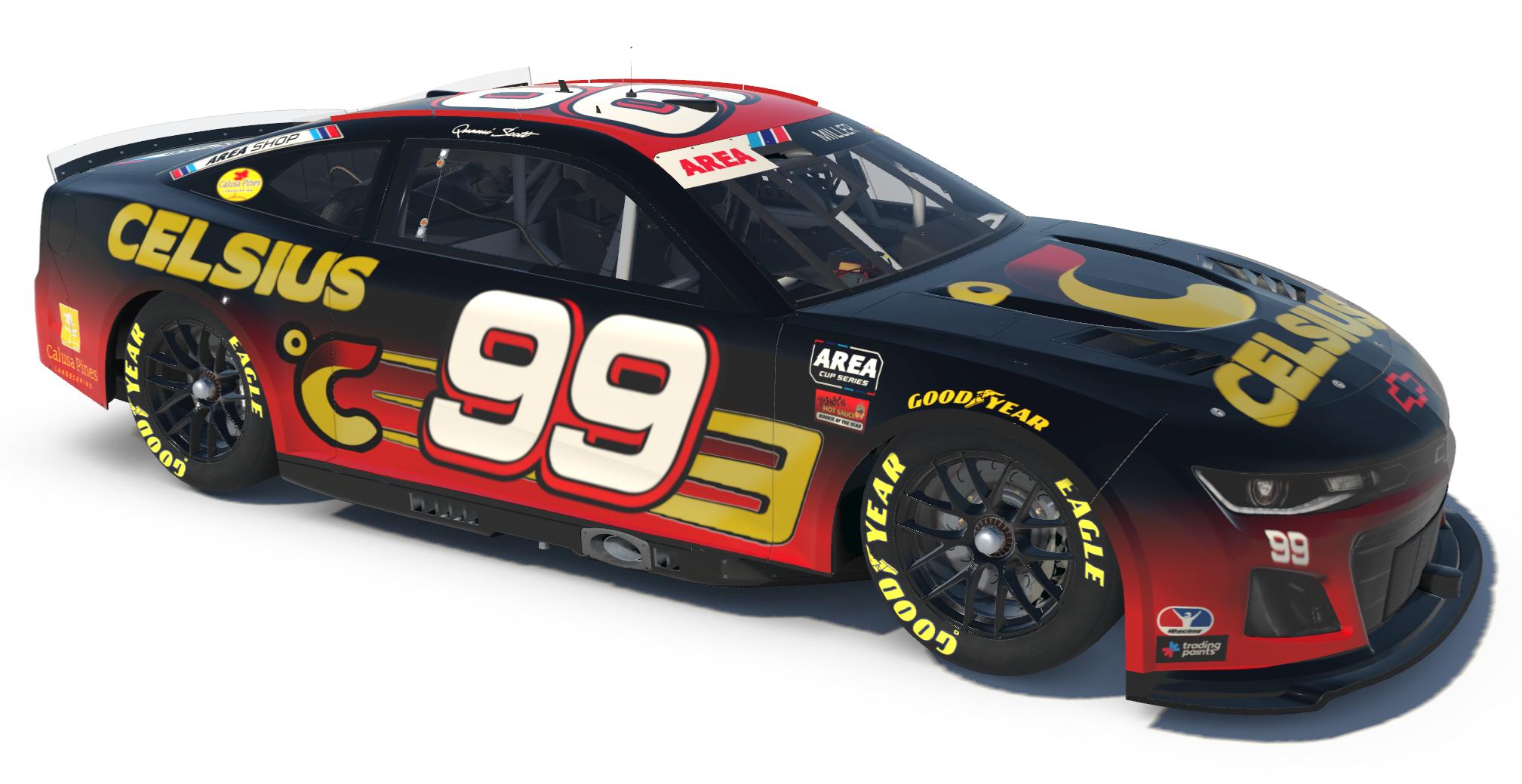 Quami Scott #99 DEI Throwback by Dawson Miller2 - Trading Paints