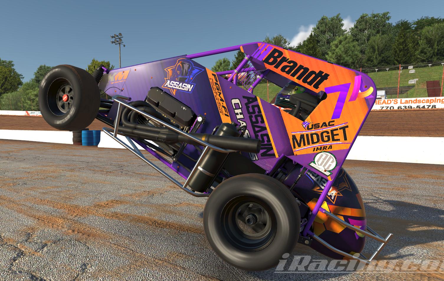 FINAL Midget Purple Assasin Chassis Brandt 7A by Austin M. - Trading Paints